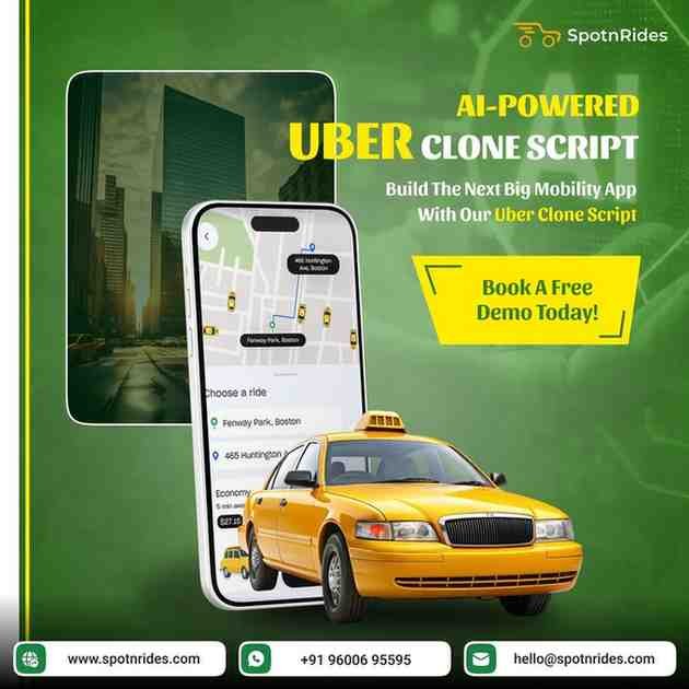 Launch a smart ride app with SpotnRides AI Uber clone - You Can ...